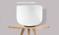 China 99.99% Pure Quartz Crystal Singing Bowl Set 8-14 Inch with Mallet and Carrying Bags for Sound Healing for sale