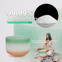 China 99.9% Pure Quartz Crystal Singing Bowls 6-24 inch for Sound Healing Meditation for sale