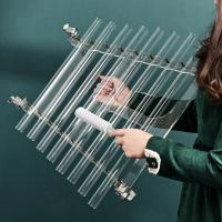 China 99.99% Pure Quartz Crystal Harp 53x56x12cm with Alumina Alloy Box and Mallet for sale