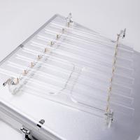China 99.99% Pure Quartz Crystal Harp 53x56x12cm Healing Musical Instrument for sale