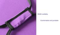 China Purple Singing Bowl Carrying Case 8-14 Inch Thick Padded Protective Bag for sale
