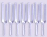 China Long lasting pure crystal tuning fork for sound healing and  therapy for sale