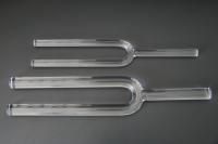 China Long Echo Pure Crystal Tuning Fork for Sound Healing 16mm 400mm Wholesale for sale