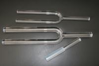 China Long Echo Pure Crystal Tuning Fork for Sound Healing 16mm 400mm Wholesale for sale