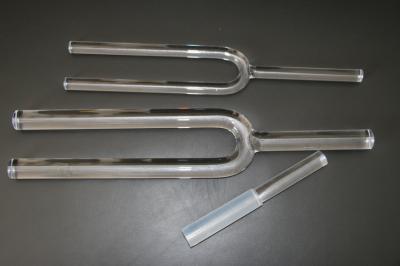 China Long Echo Pure Crystal Tuning Fork for Sound Healing 16mm 400mm Wholesale for sale