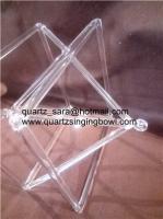 China Optically Clear Quartz Crystal Singing Merkaba 8-14 inch for Healing and Meditation for sale