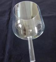 China Pellucid Crystal Singing Bowls 6-8 Inch for Sound Healing with Hollow Handle for sale
