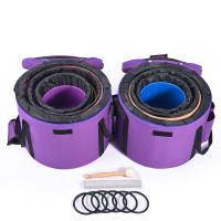 China Heavy Duty Crystal Singing Bowl Carrying Case 13-16 Inch Purple Travel Bag for sale