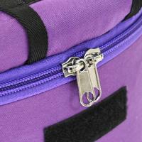 China Heavy Duty Crystal Singing Bowl Carrying Case 13-16 Inch Purple Travel Bag for sale