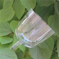 China Hand Held Clear Crystal Singing Bowl 6-8 Inch with Carrying Bag and Mallet for Sound Therapy for sale