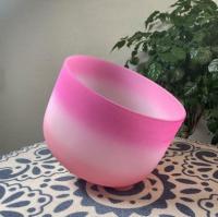 China Premium Rainbow Chakra Quartz Crystal Singing Bowl Set 8-14 Inch for Sound Healing for sale