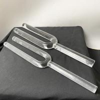 China Small Clear Quartz Crystal Tuning Fork 16mm Diameter 400mm Length for Sonic Healing for sale