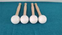 China Rubber Top Mallet for Crystal Singing Bowls 2.5 Inch Striker for sale