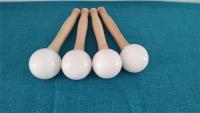 China Rubber Top Mallet for Crystal Singing Bowls 2.5 Inch Striker for sale