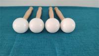 China Rubber Wood Crystal Singing Bowl Striker Gonger Tool 8 inch 440Hz for sale