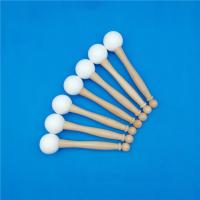 China Suede Chakra Mallets for Crystal Singing Bowls 2.5 Inch Diameter for sale
