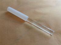 China Crystal Singing Bowl Stick 7.5 Inch Quartz Mallet for Sound Healing and Meditation for sale