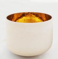 China CRYSTAL SINGING BOWLS WITH GOLD for sale