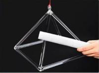 China Optically Clear Quartz Singing Gong with Striker 100mm Long Resonating Tones for sale