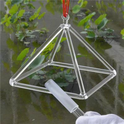China Optically Clear Quartz Singing Gong for Sound Therapy 6 Inch Professional Healing Instrument for sale