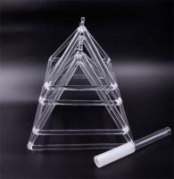 China 99.99% Pure Quartz Crystal Singing Bowl Set 3 to 14 Inch with Mallet and Bag for sale