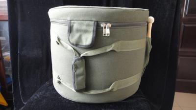 China 14 Inch Green Padded Carrying Case for Quartz Crystal Singing Bowls 8-10 Inch for sale