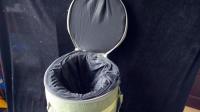 China 14 Inch Green Padded Carrying Case for Quartz Crystal Singing Bowls 8-10 Inch for sale