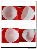 China Direct Manufacturer White Chakra Tuned Quartz Singing Bowl 8-14 inch with Accessories Note F for sale