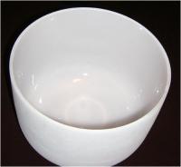 China Classic Frosted Quartz Singing Bowl 6-24 Inch Pure Crystal Meditation Healing Chakra Tuned for sale