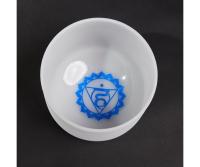 China Buddhist singing bowls with chakra symbol for set for sale