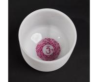 China Buddhist singing bowls with chakra symbol for set for sale