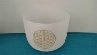 China 99.99% Pure Quartz Crystal Singing Bowl Set 8-14 inch with Mallet and O-Rings for Sound Healing for sale