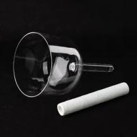 China Clear crystal singing bowls 8 inch for sale