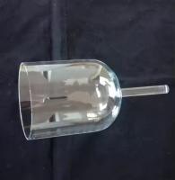 China Crystal singing bowls with handle from 6inch to 10inch for sale