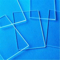 China Square quartz glass plates low MOQ sample available 100*100mm for sale