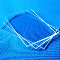 China Square quartz glass plates low MOQ sample available 100*100mm for sale