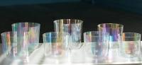 China Clear Fused Alchemy Singing Bowls 6-12 inch Set with Carrying Case and Mallets 440Hz for sale
