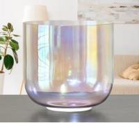 China Alchemy Clear Fused  singing bowls with carrying case and mallets for sale