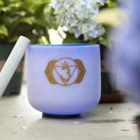China Chakra color frosted singing bowl set 8-14'' for sale