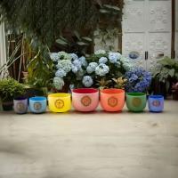China Chakra color frosted singing bowl set 8-14'' for sale