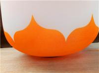 China Orange Chakra Lotus Quartz Crystal Singing Bowl 440Hz 8-14 Inch Set for Sound Healing for sale
