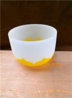 China 99.9% Pure Quartz Crystal Lotus Chakra Singing Bowls 440Hz 8-14 Inch Set for sale