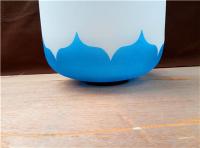 China 99.9% Pure Quartz Crystal Singing Bowl 10 inch 440Hz Lotus Chakra Design for Sound Healing for sale