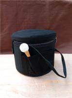 China Black Padded Pure Cotton Carrying Case for 6-10 Inch Crystal Singing Bowls Heavy Duty Storage for sale