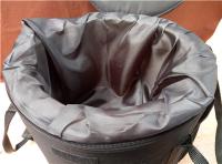 China Black Padded Pure Cotton Carrying Case for 6-10 Inch Crystal Singing Bowls Heavy Duty Storage for sale