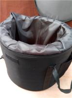China Black Padded 100% Cotton Carrying Case for 8-14 Inch Crystal Singing Bowls for sale