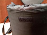 China Black Padded 100% Cotton Carrying Case for 8-14 Inch Crystal Singing Bowls for sale