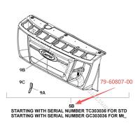 China 79-60807-00 Carrier S550 S750 S850 front skin cover original spare parts for sale