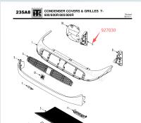 China 927030 BRACKET - coil (curbside),T600/T800 / T-600M T-800M 880Pro T-600R T-800R cover support for sale