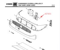 China 927033 BRACKET - coil (control box side),(T1000R/T1000M/T1200R) cover support for sale